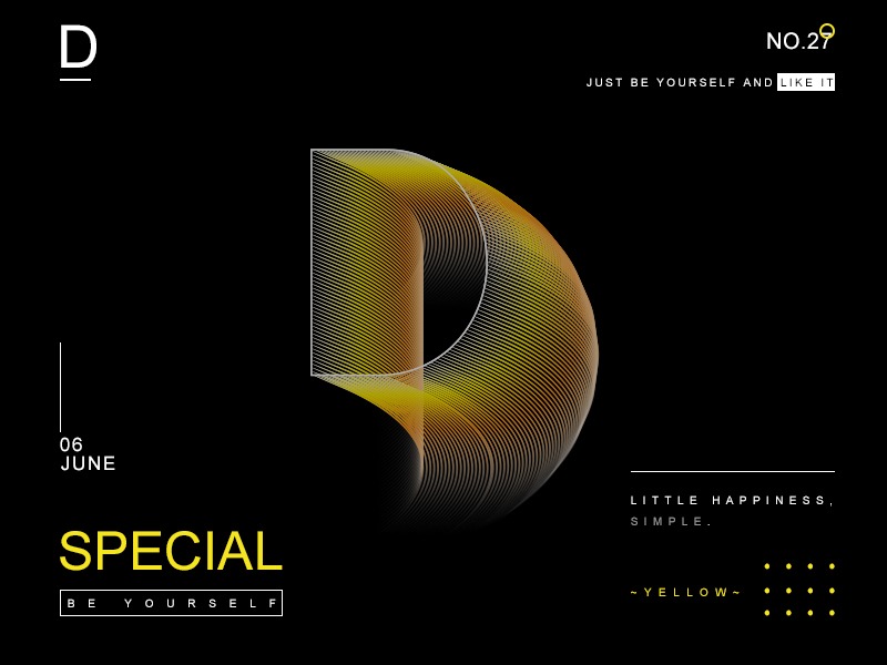 字母海报_木兮411-站酷ZCOOL