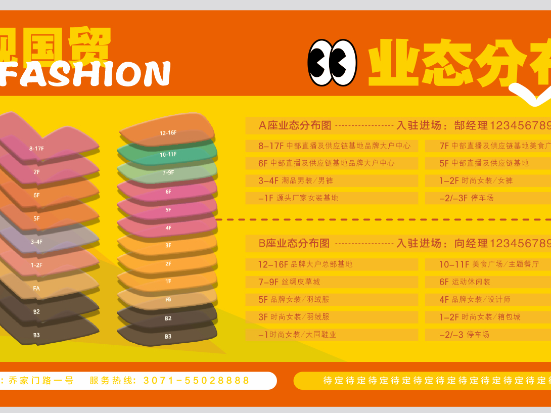 楼层索引丨商场导视_RONG_ii-站酷ZCOOL