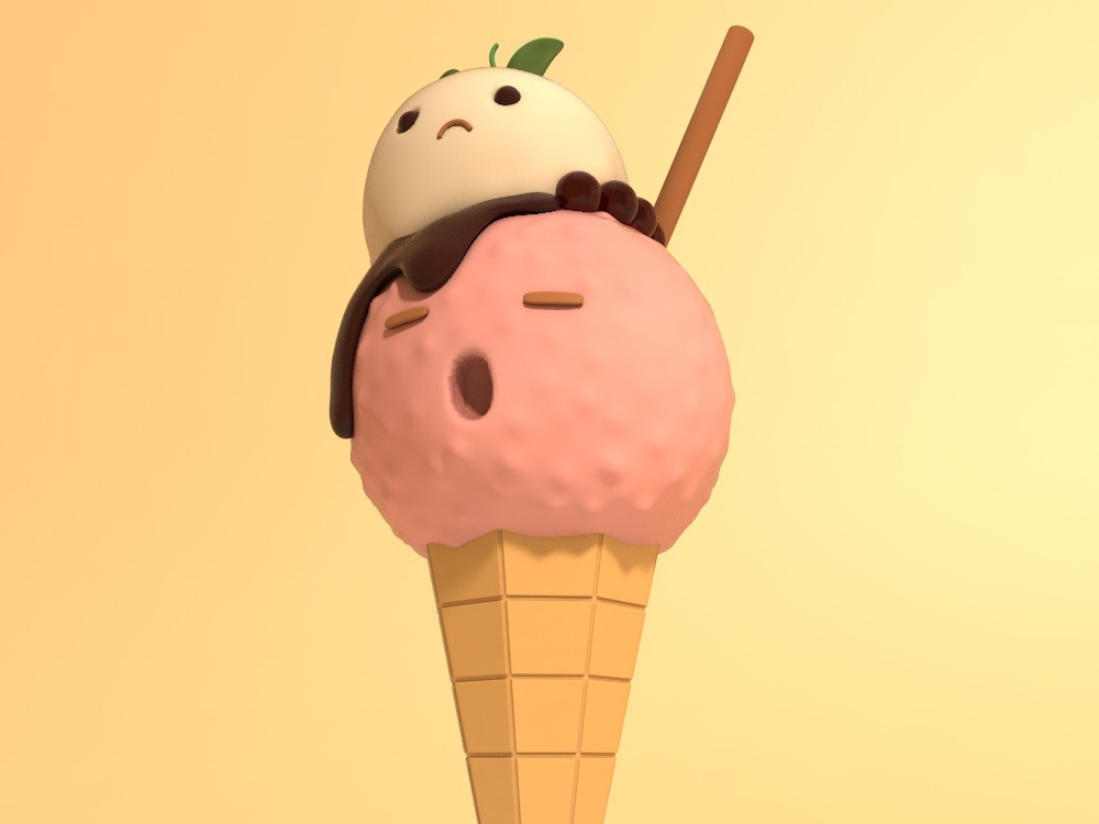 C4D练习_柒七777-站酷ZCOOL