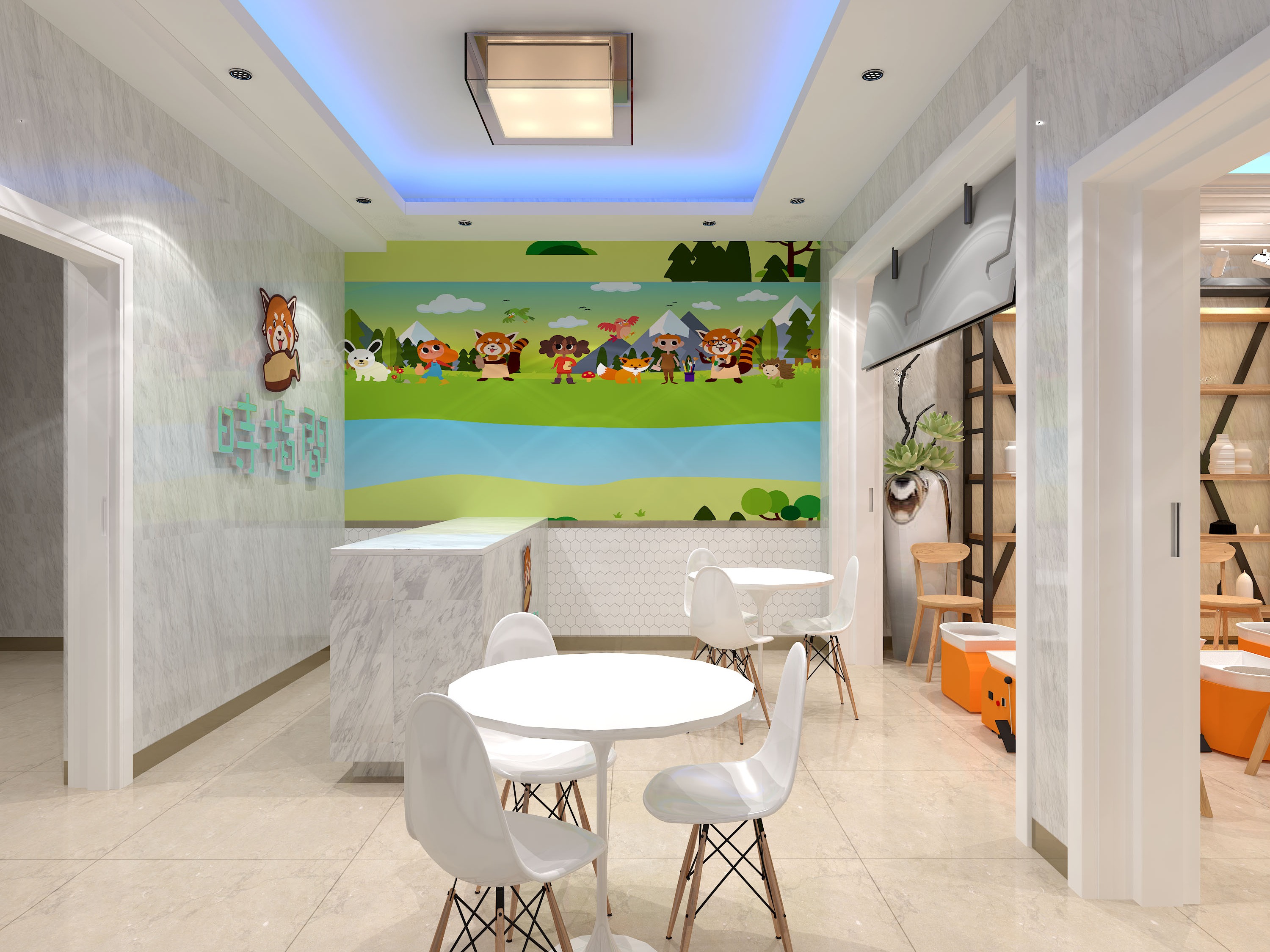 动漫主题陶艺店面装修样式展示_时指间1-站酷ZCOOL