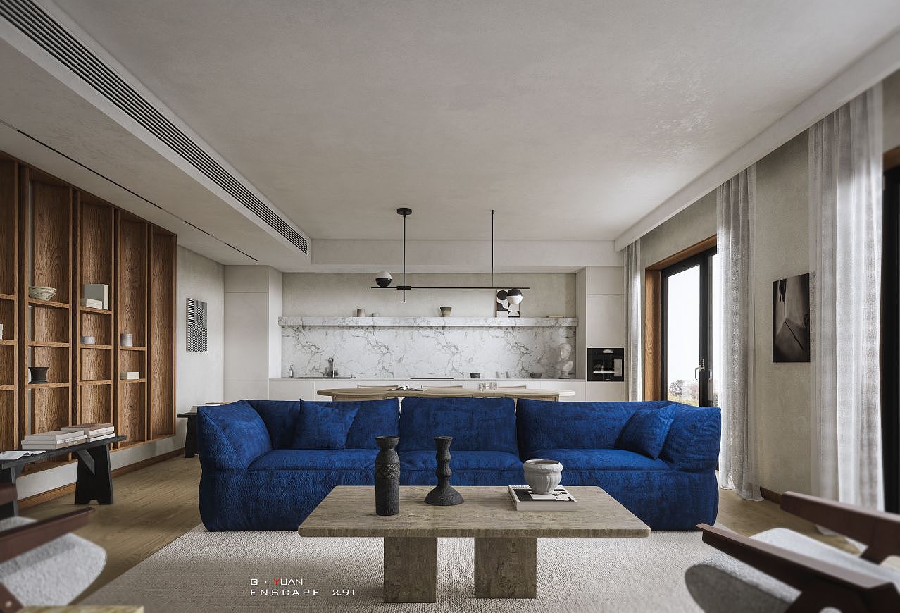 su渲染（家装）_zero室内-站酷ZCOOL