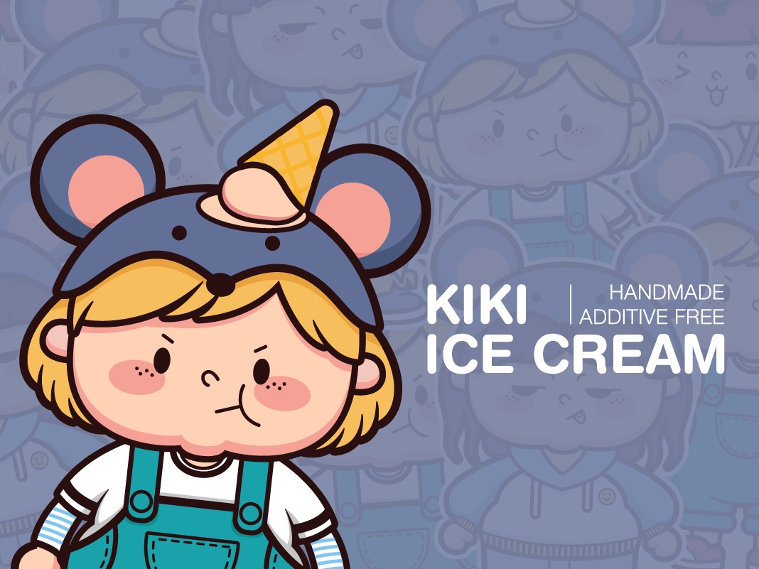 KIKI ICE CREAM 品牌IP设计_蕨JUE-站酷ZCOOL