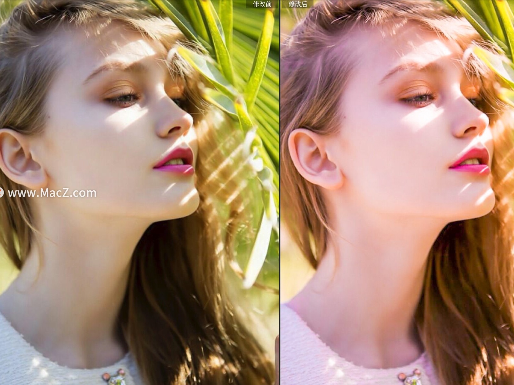 粉色人像摄影Lr预设_星星星辰大海-站酷ZCOOL