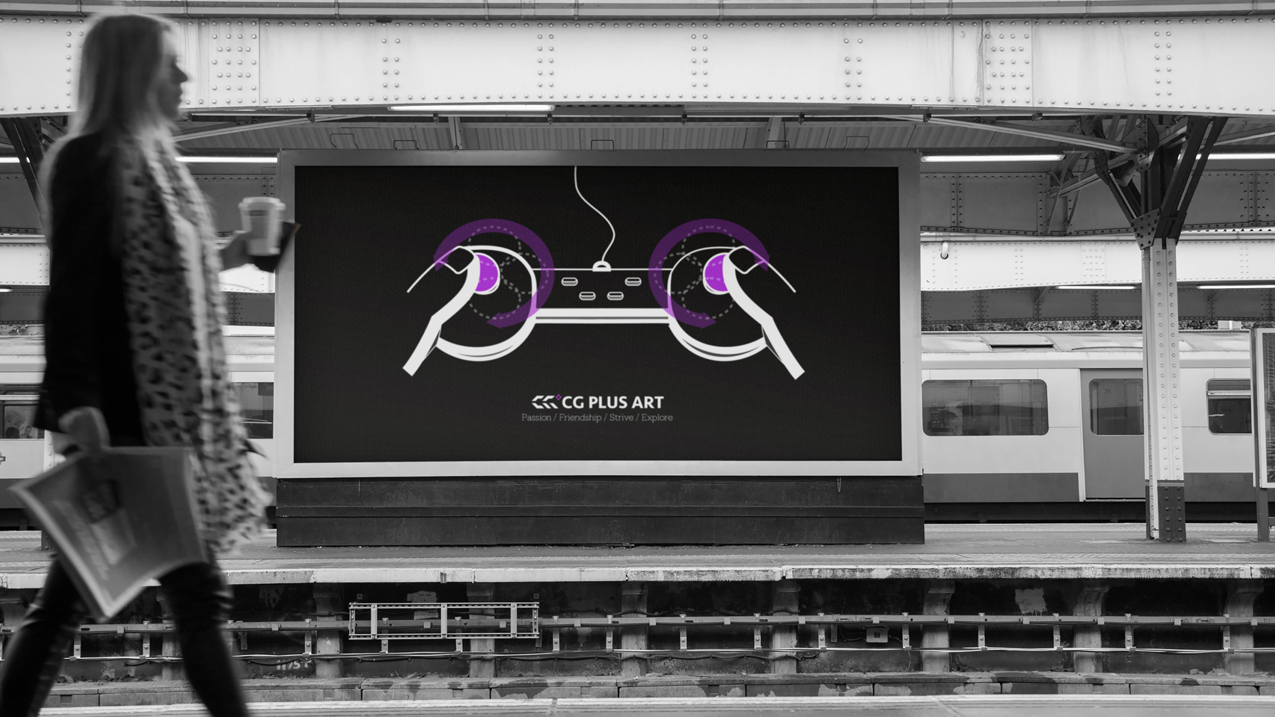 CG PLUS ART品牌视觉设计_ETHAN_CHOU-站酷ZCOOL