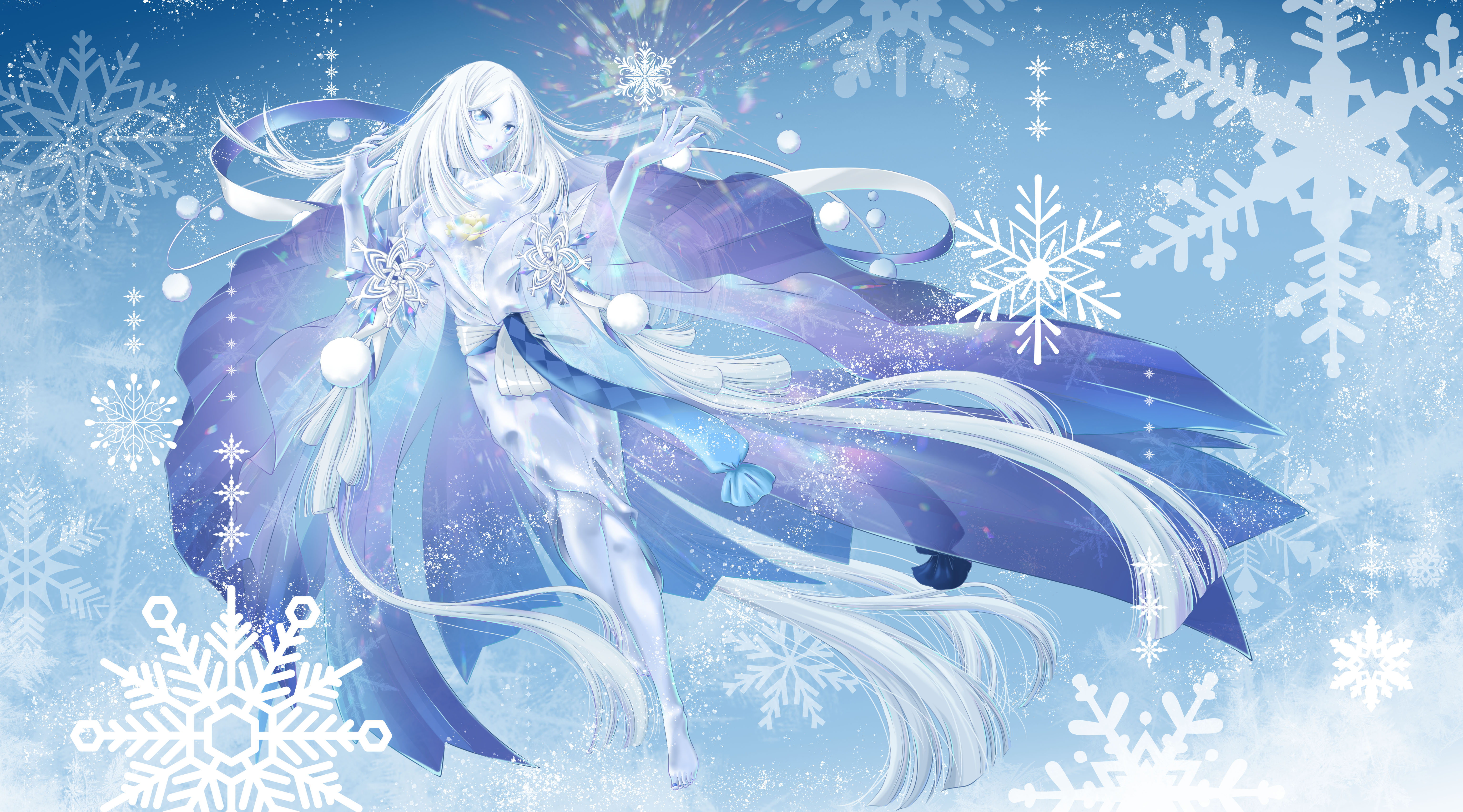 阴阳师-蝉冰雪女_HB_Bin-站酷ZCOOL