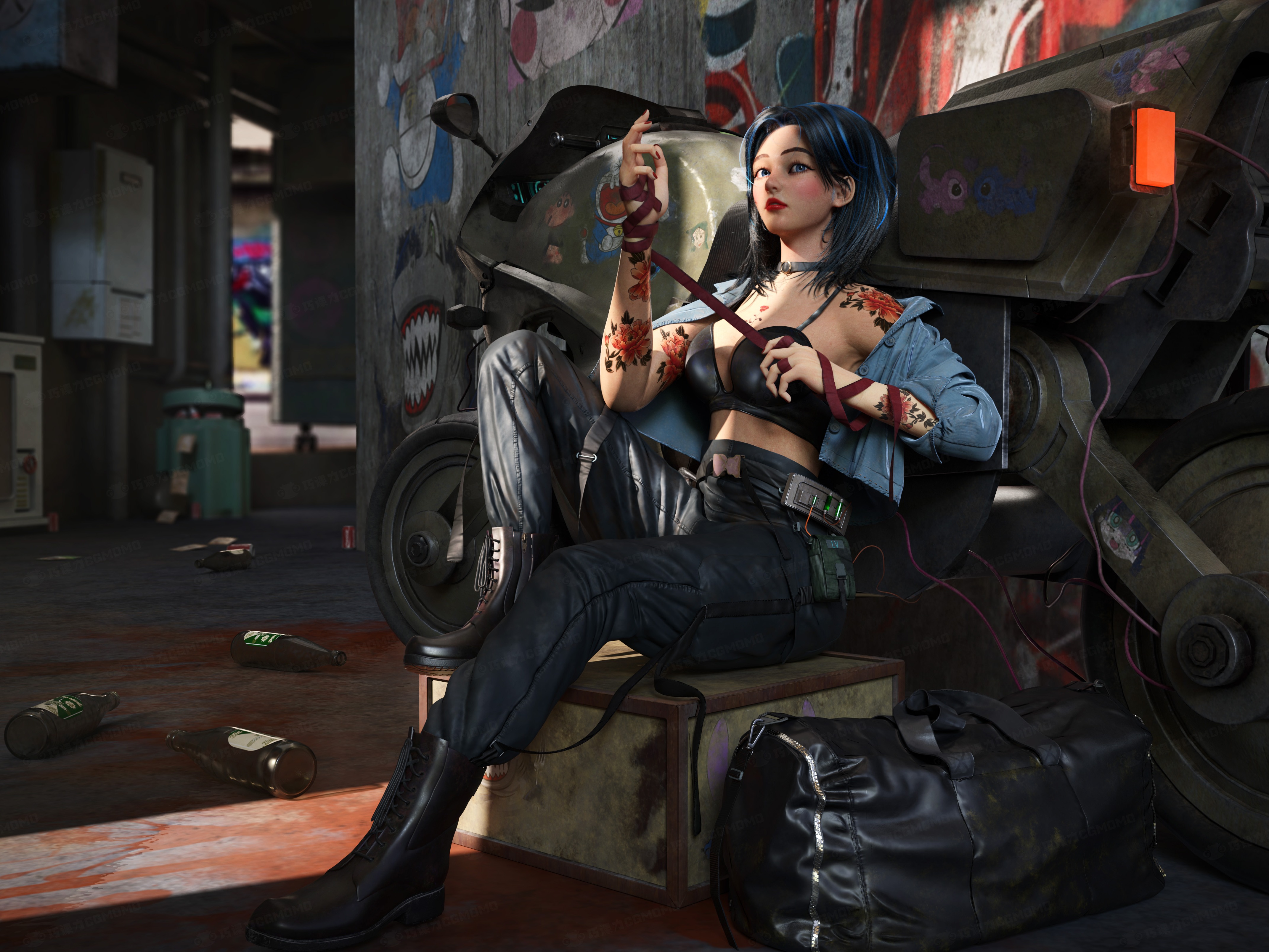 模型班线下17期学员许林华作业-高级角色_巧课力CGmomo-站酷ZCOOL