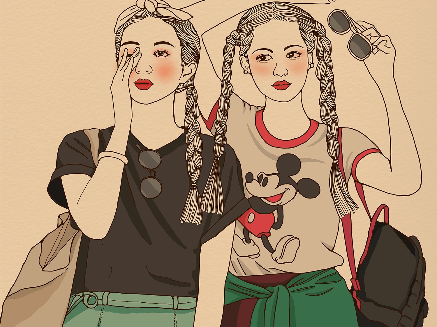 最近的街拍小绘_么么MoMo-站酷ZCOOL