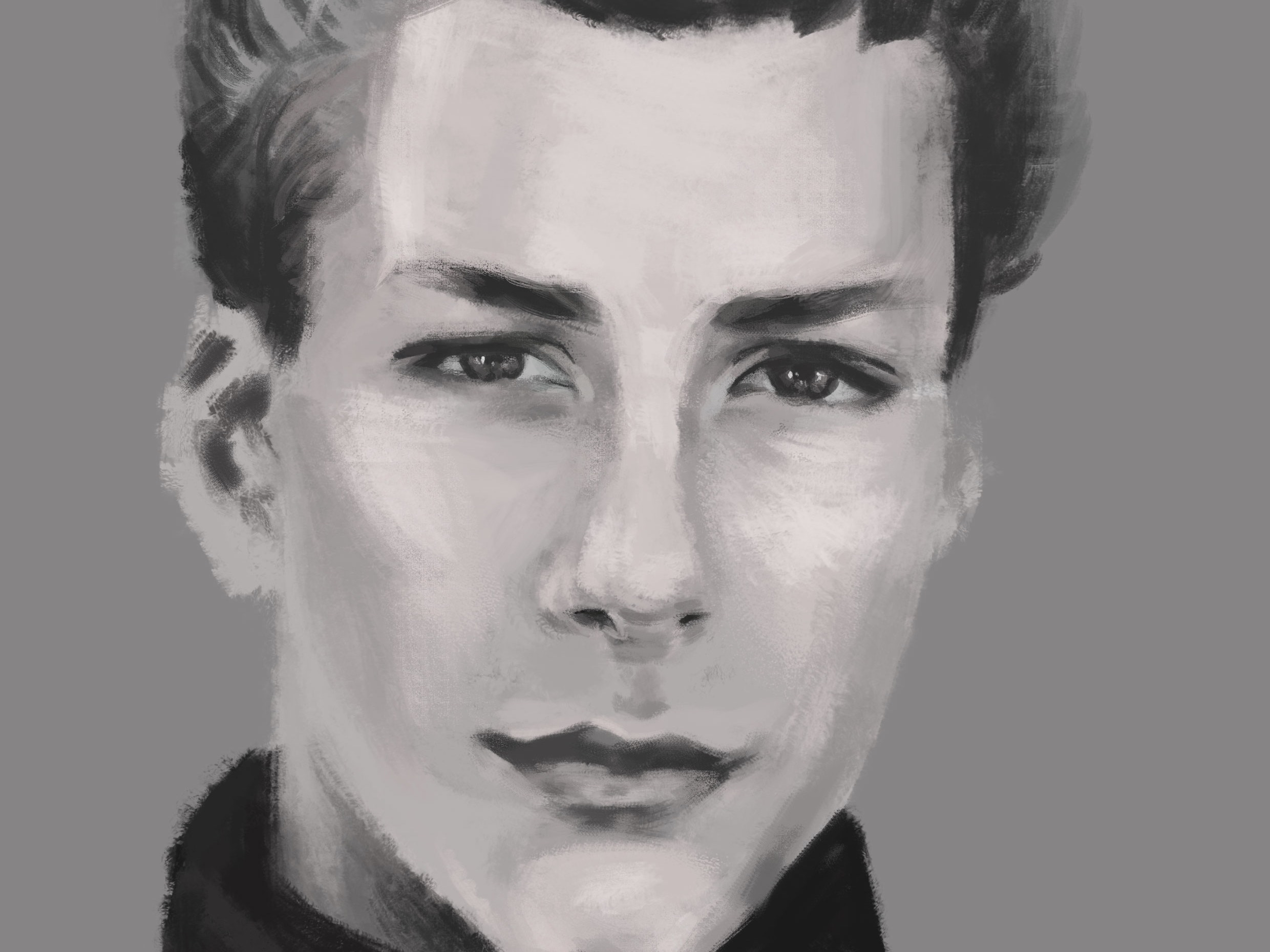 头像练习_sjfg墨眉朱砂-站酷ZCOOL