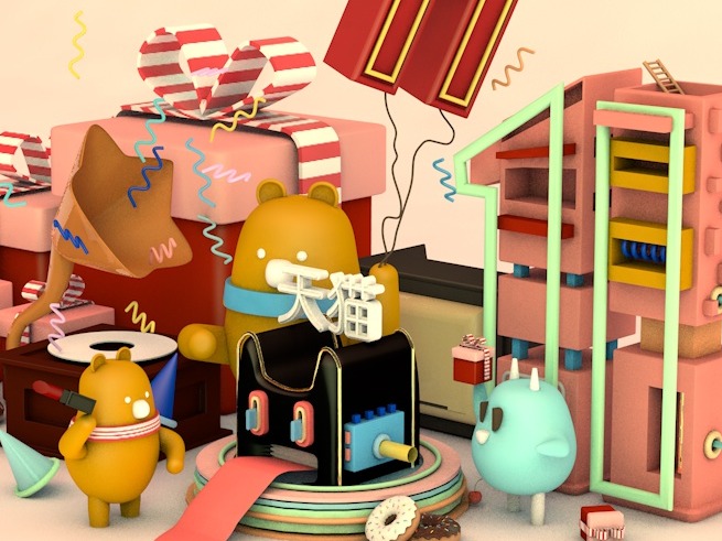 天猫11.11 C4D渲染模型_Z70435300-站酷ZCOOL