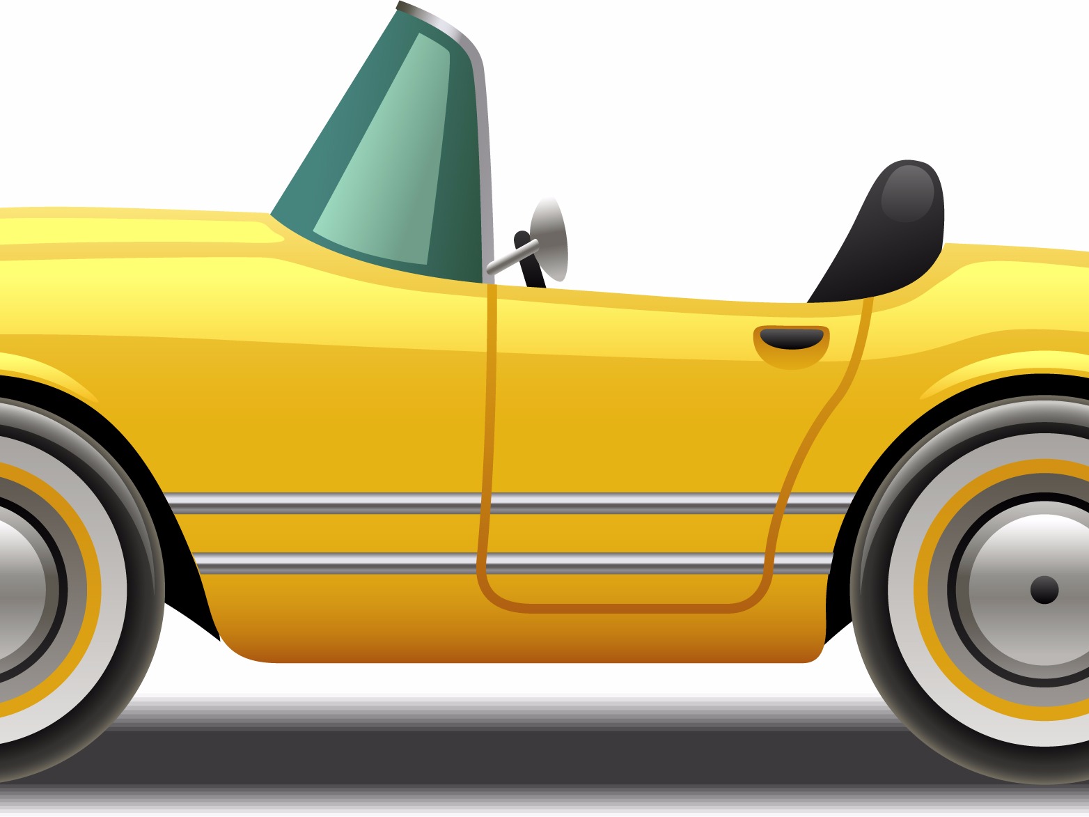 黄色敞篷小车 练习_Chen星星-站酷ZCOOL