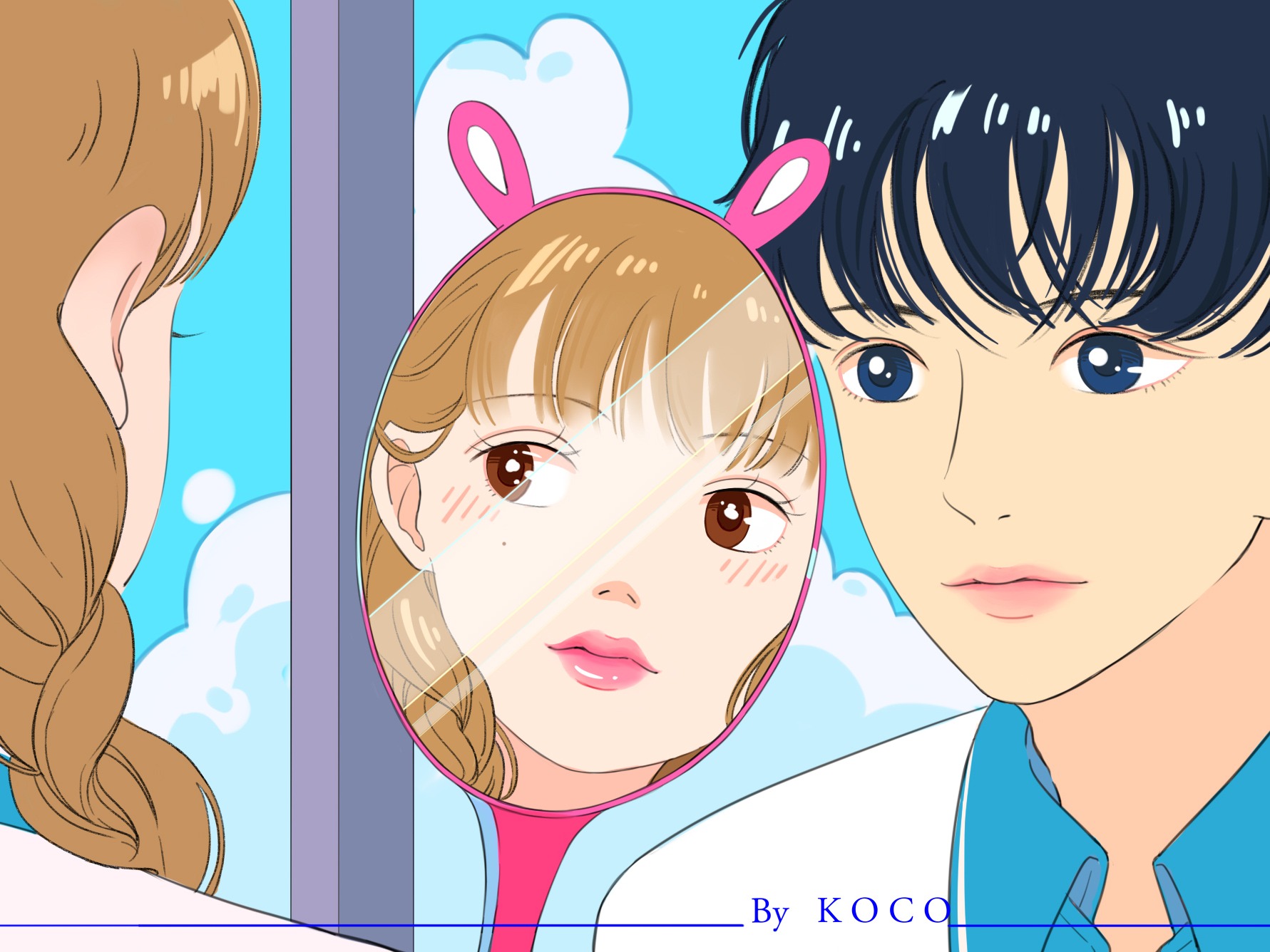 青（蓝）涩（色）暧昧_手抖君Koco-站酷ZCOOL