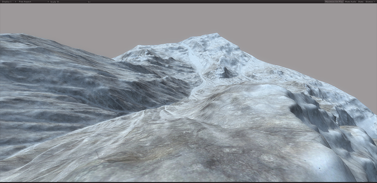 Unity+World Machine 地形练习 一 雪山和低模|三维|场景|_Evolution__原创作品-站酷ZCOOL
