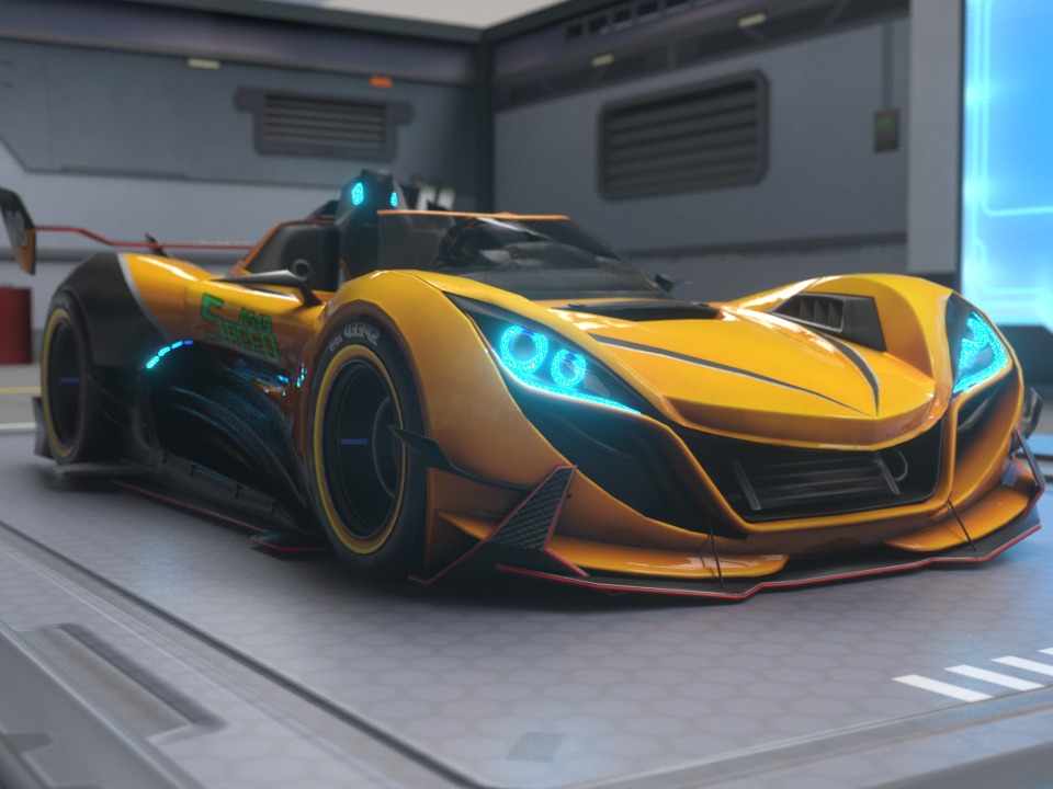 C4D UE4 一起来飞车2_风之子展示_自走棋-站酷ZCOOL