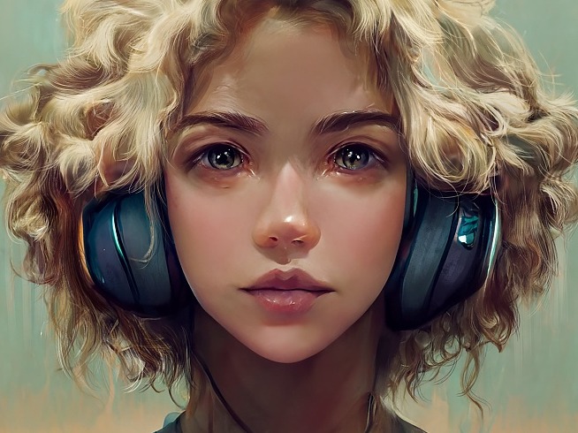 板绘女肖像一位_奈斯GUY-站酷ZCOOL