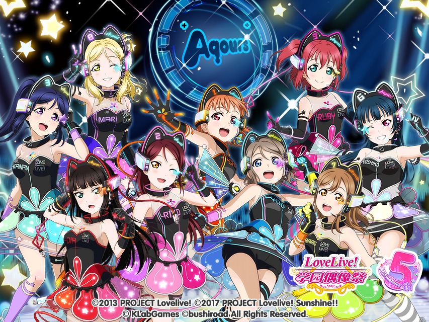 《Love Live!》2019年 五周年主视觉_edgar杨仔-站酷ZCOOL