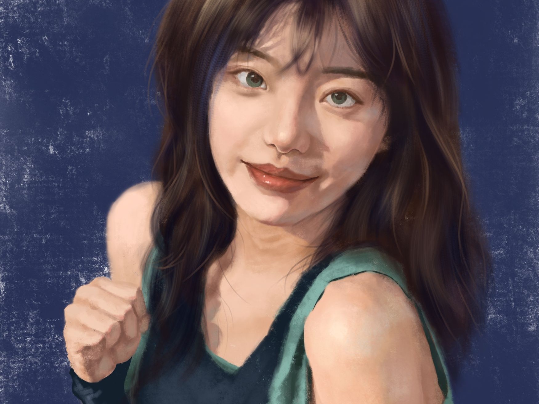 厚涂人像_Rr_fJ-站酷ZCOOL