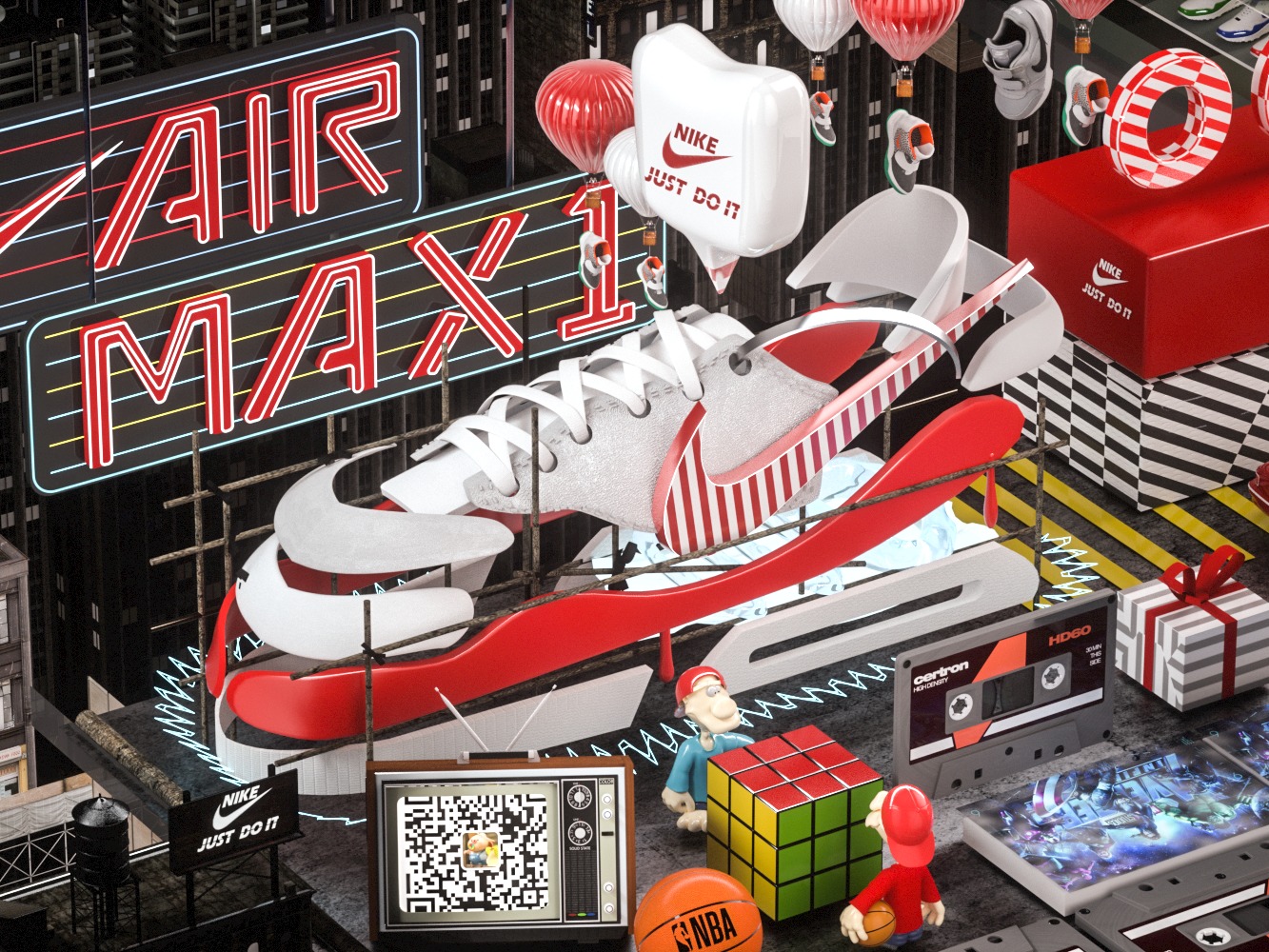 C4D场景渲染_KONGCC_空惆怅-站酷ZCOOL