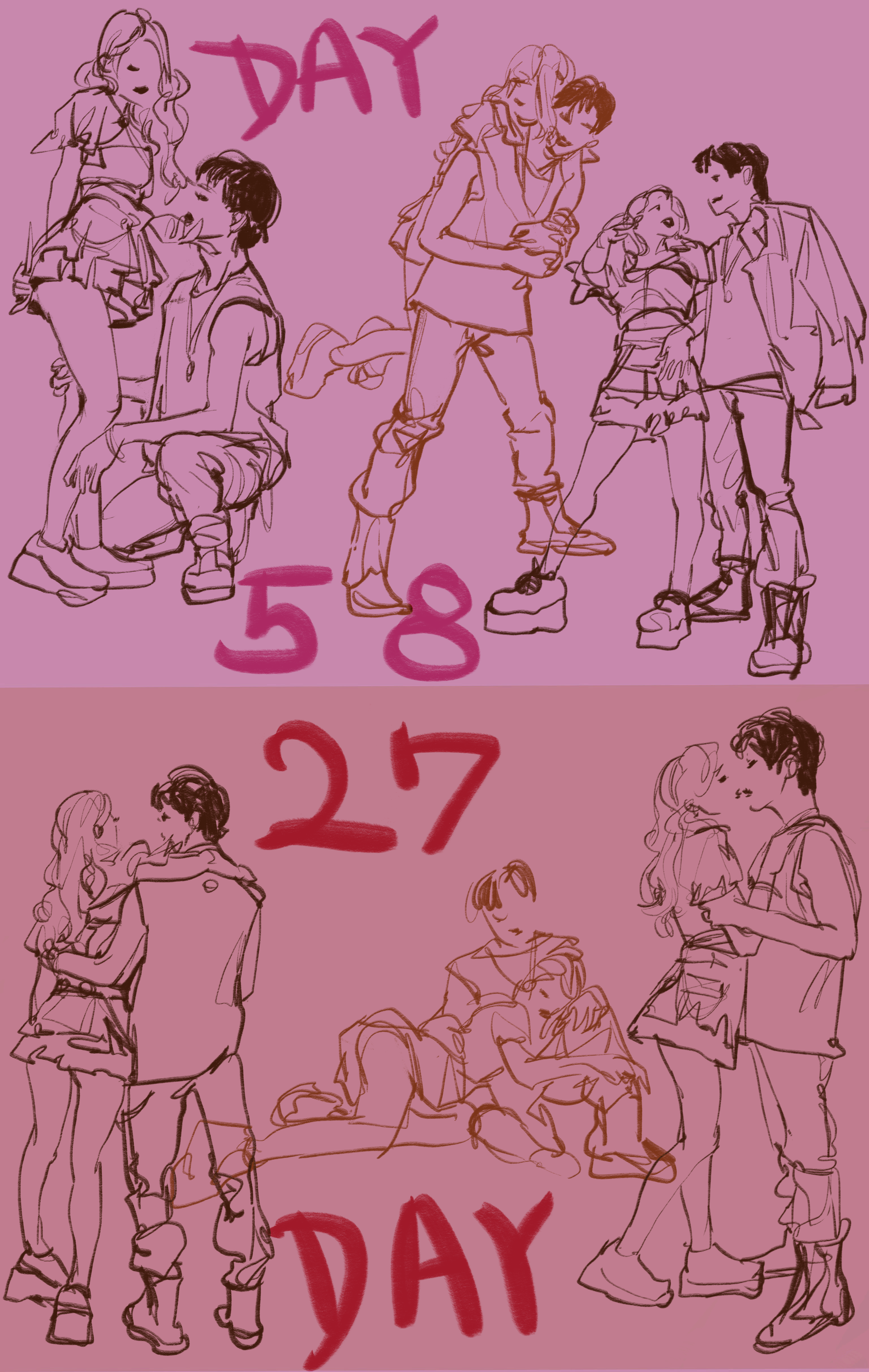 Day58/27 速写挑战9/10期_山林木之鸡-站酷ZCOOL