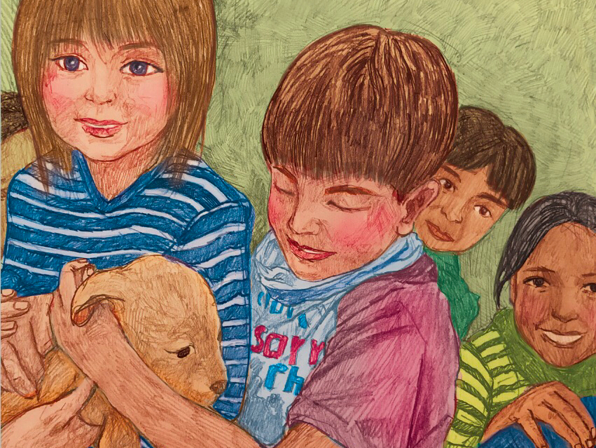 和外国作家JANA合作的第二本绘本_胖蛇CHER-站酷ZCOOL