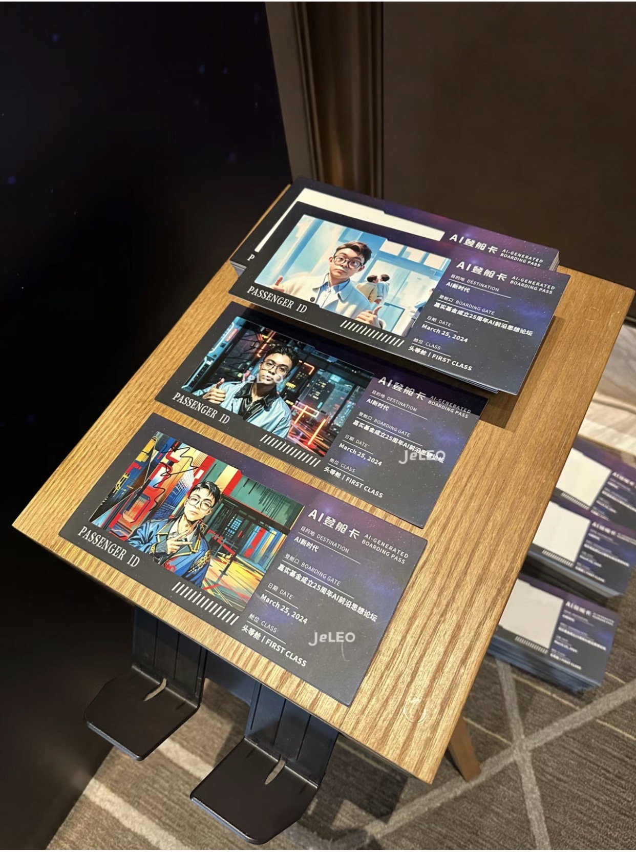 创意AI登舱卡 活动现场拍照渲染制作 AI签到互动装置_极栩智能科技-站酷ZCOOL