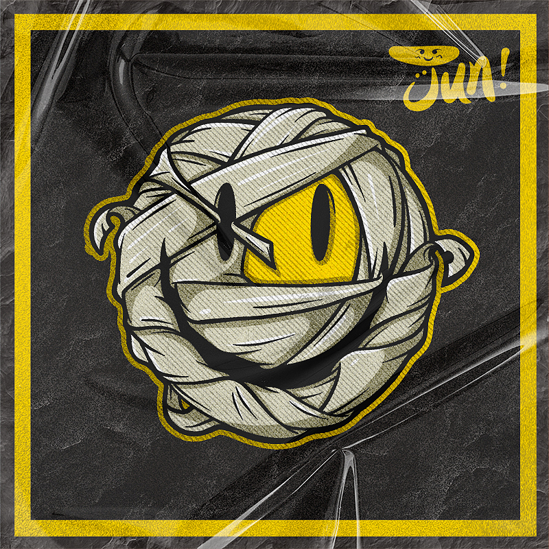 木乃伊笑脸_僧帽水母JunJun-站酷ZCOOL