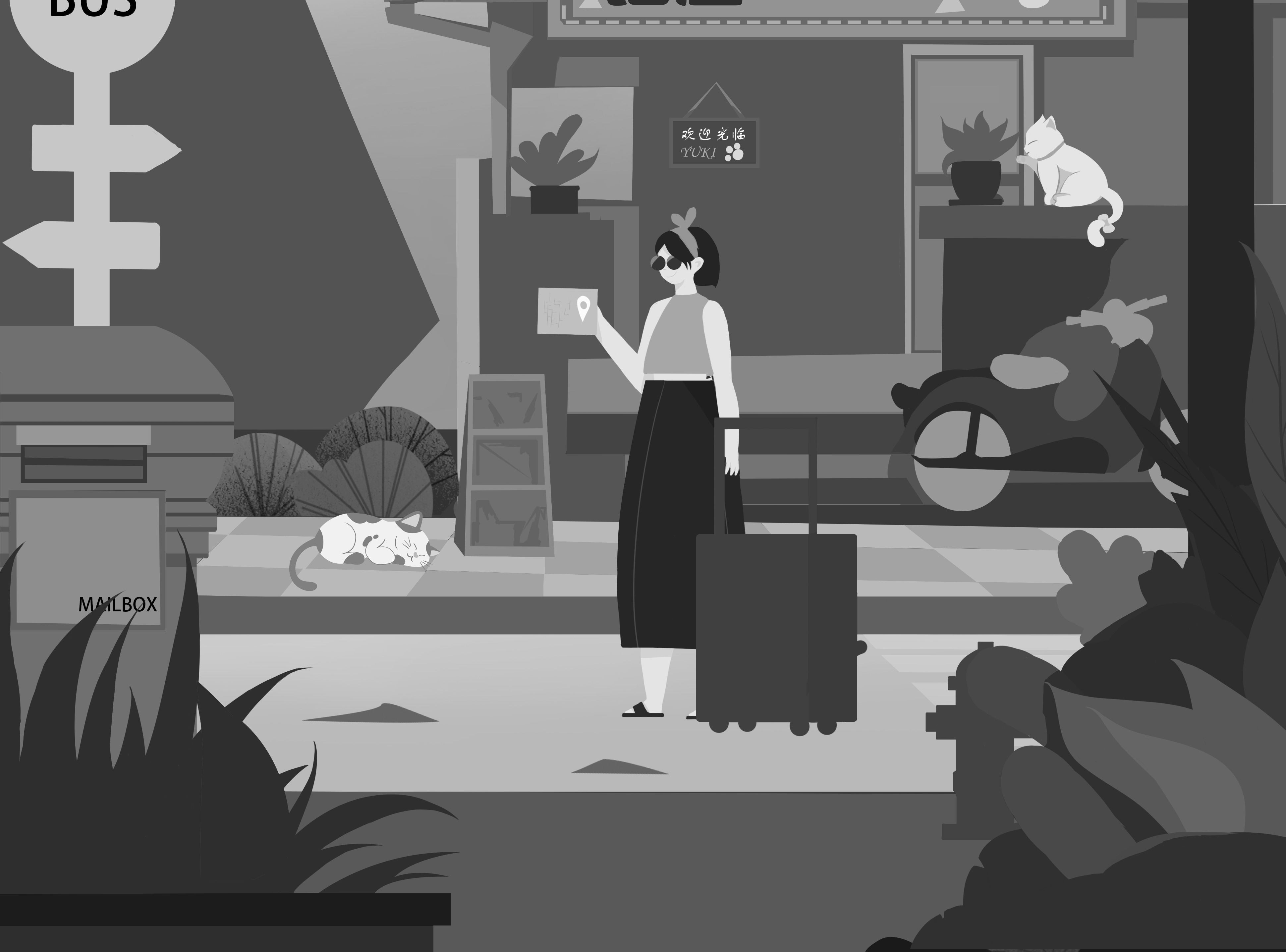 站坑中_郝小喵-站酷ZCOOL