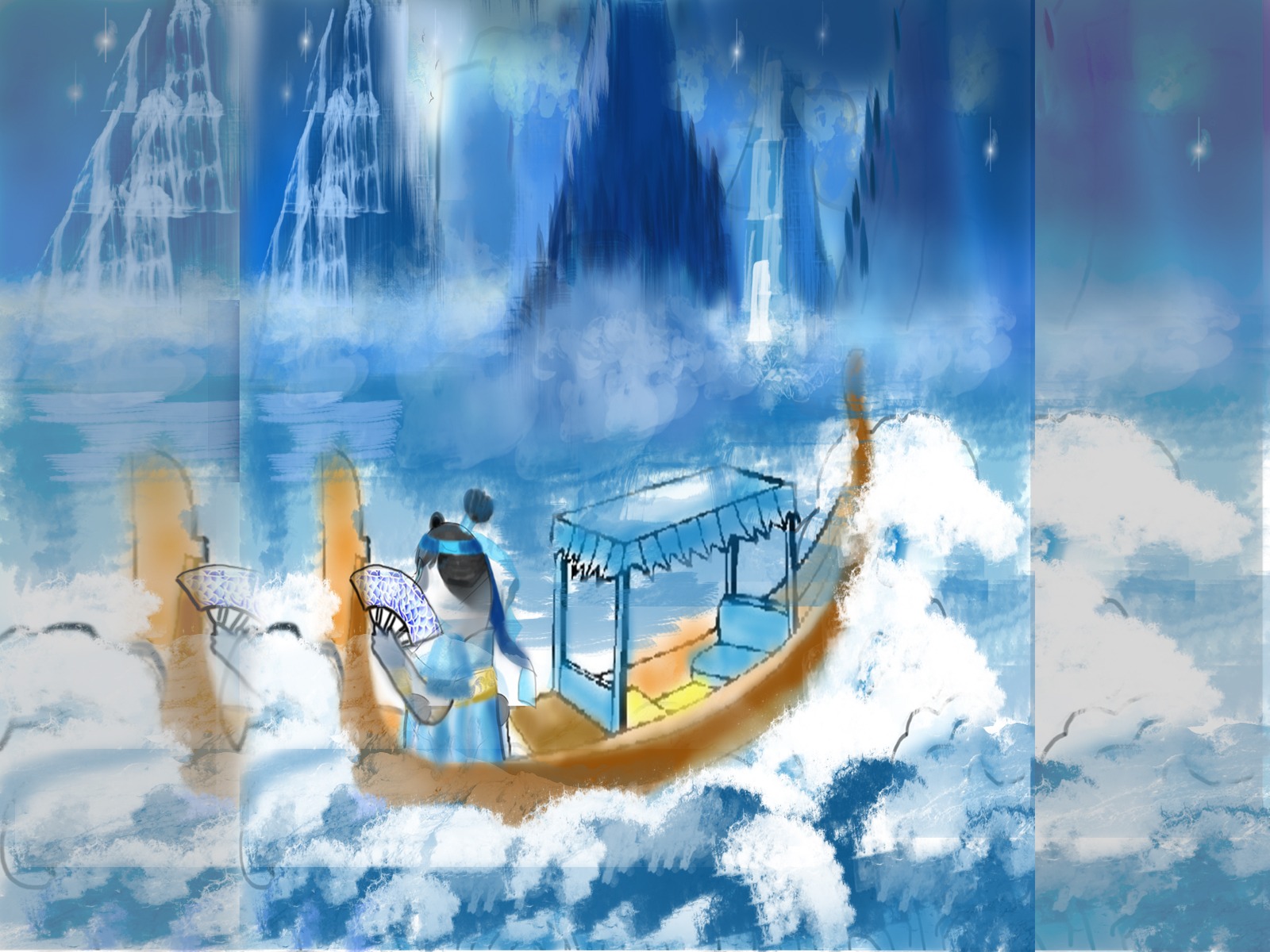 东方胖丸 乘风破浪_闫绿南lvnan-站酷ZCOOL