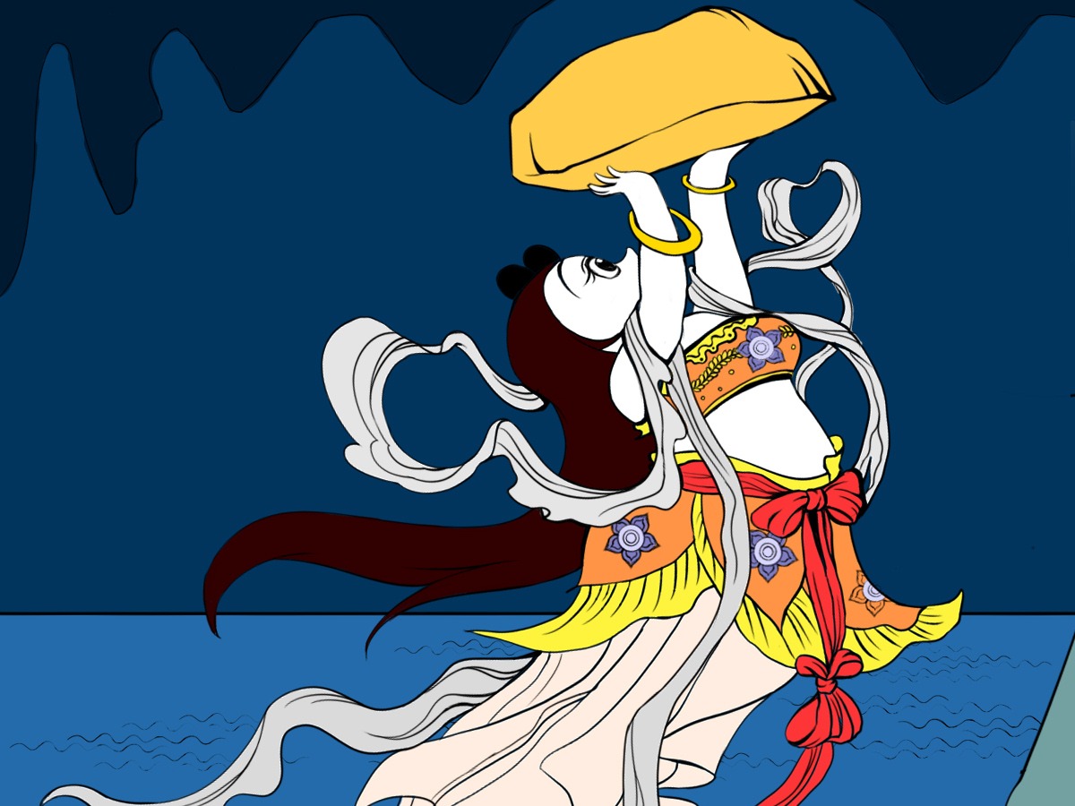 东方胖丸-女娲补天_kani卡里-站酷ZCOOL