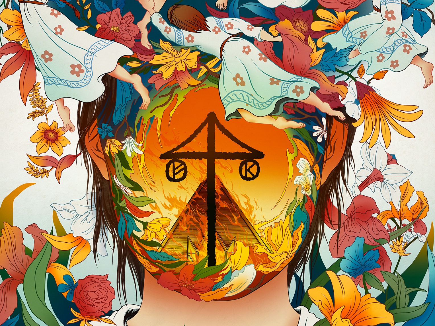 《仲夏夜惊魂》电影手绘海报设计_守望者Swangzhe-站酷ZCOOL