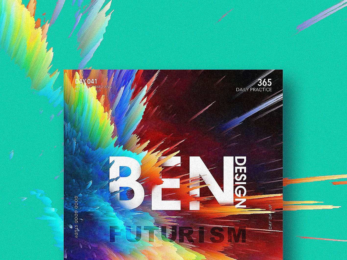 【每日设计】未来主义海报设计_BENNN-站酷ZCOOL