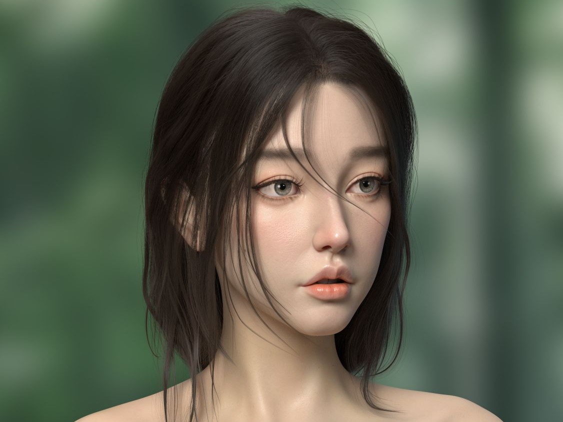 虚拟人《兰白》_绵绵MianMian-站酷ZCOOL