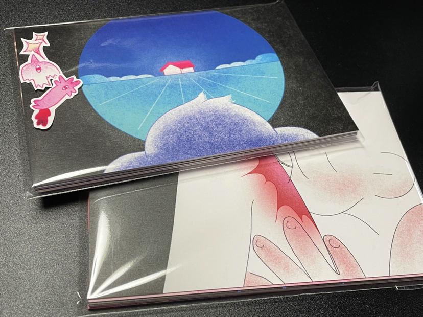 原创插画明信片展示_DDDD卷-站酷ZCOOL