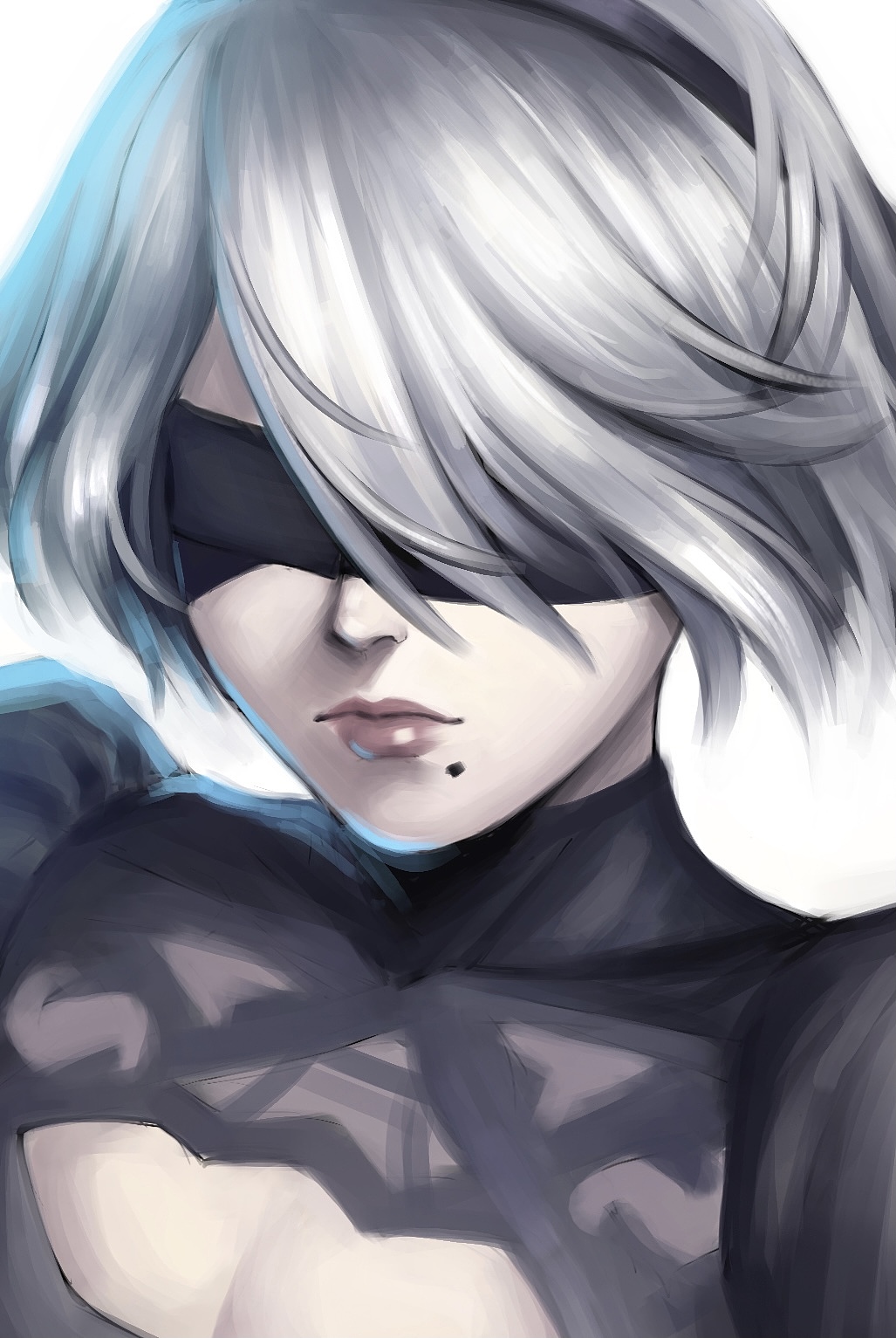 尼尔机械纪元 2B同人_Tz_art-站酷ZCOOL