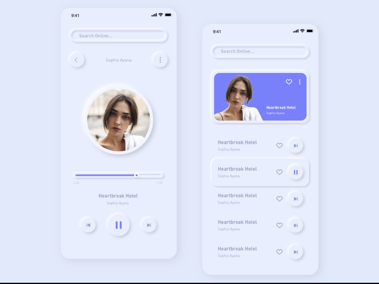 拟物风ui音乐界面_LINGHUI_Ye-站酷ZCOOL