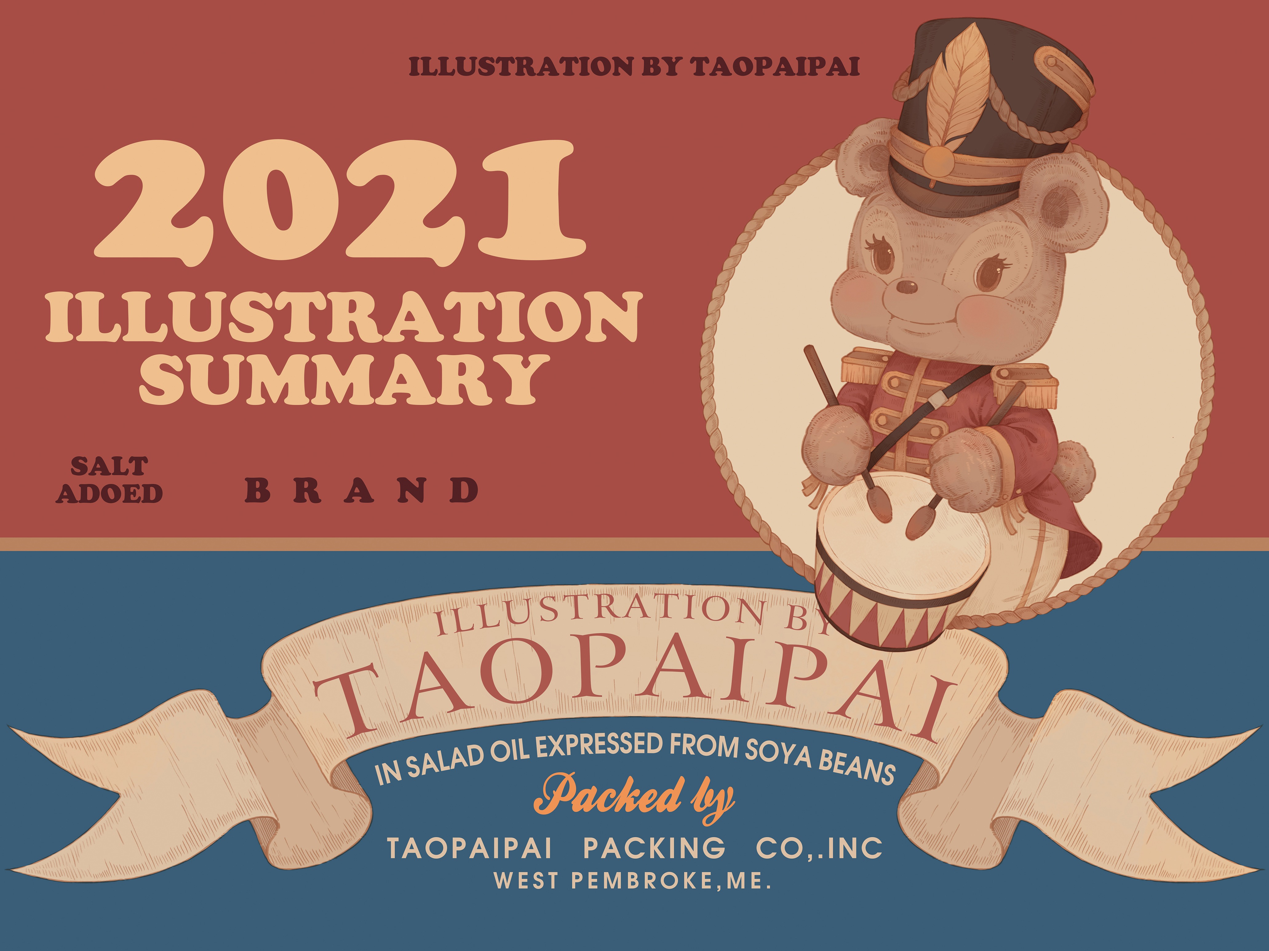 【TAOPAIPAI】2021原创插画总结_桃伯伯TAOPAIPAI-站酷ZCOOL