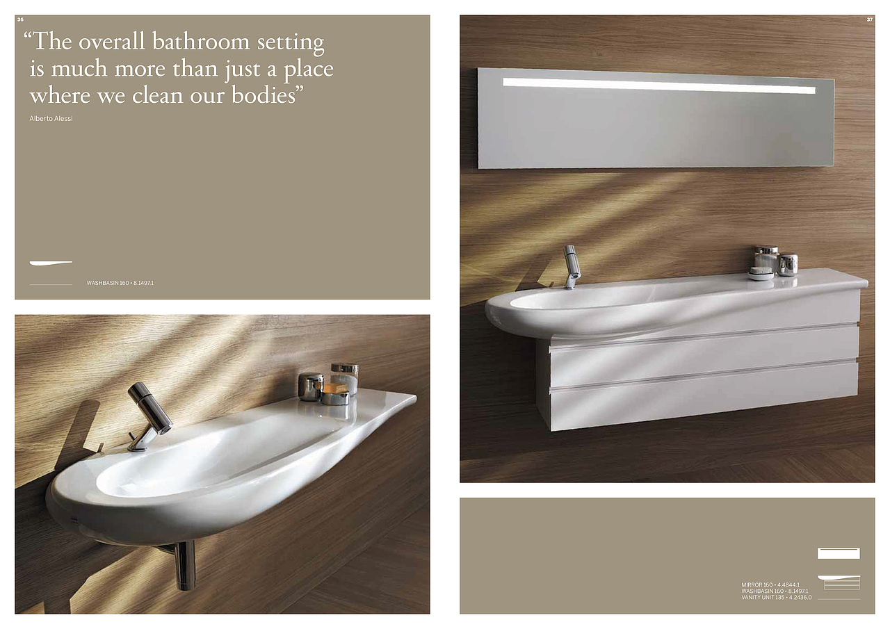 分享 · 瑞士LAUFEN劳芬卫浴系列产品画册_云之瀑布-站酷ZCOOL