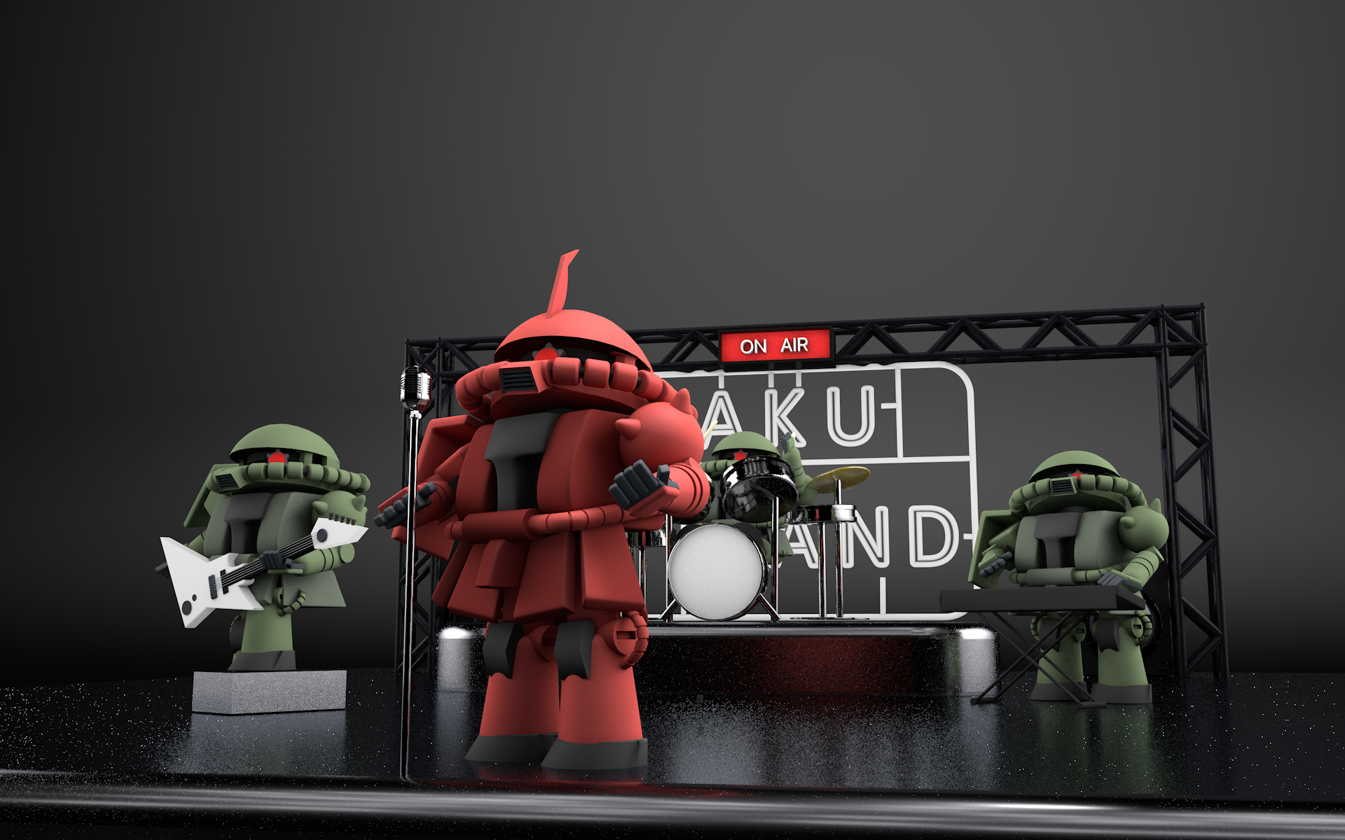 ZAKU BAND_榛子里一粒摩卡-站酷ZCOOL