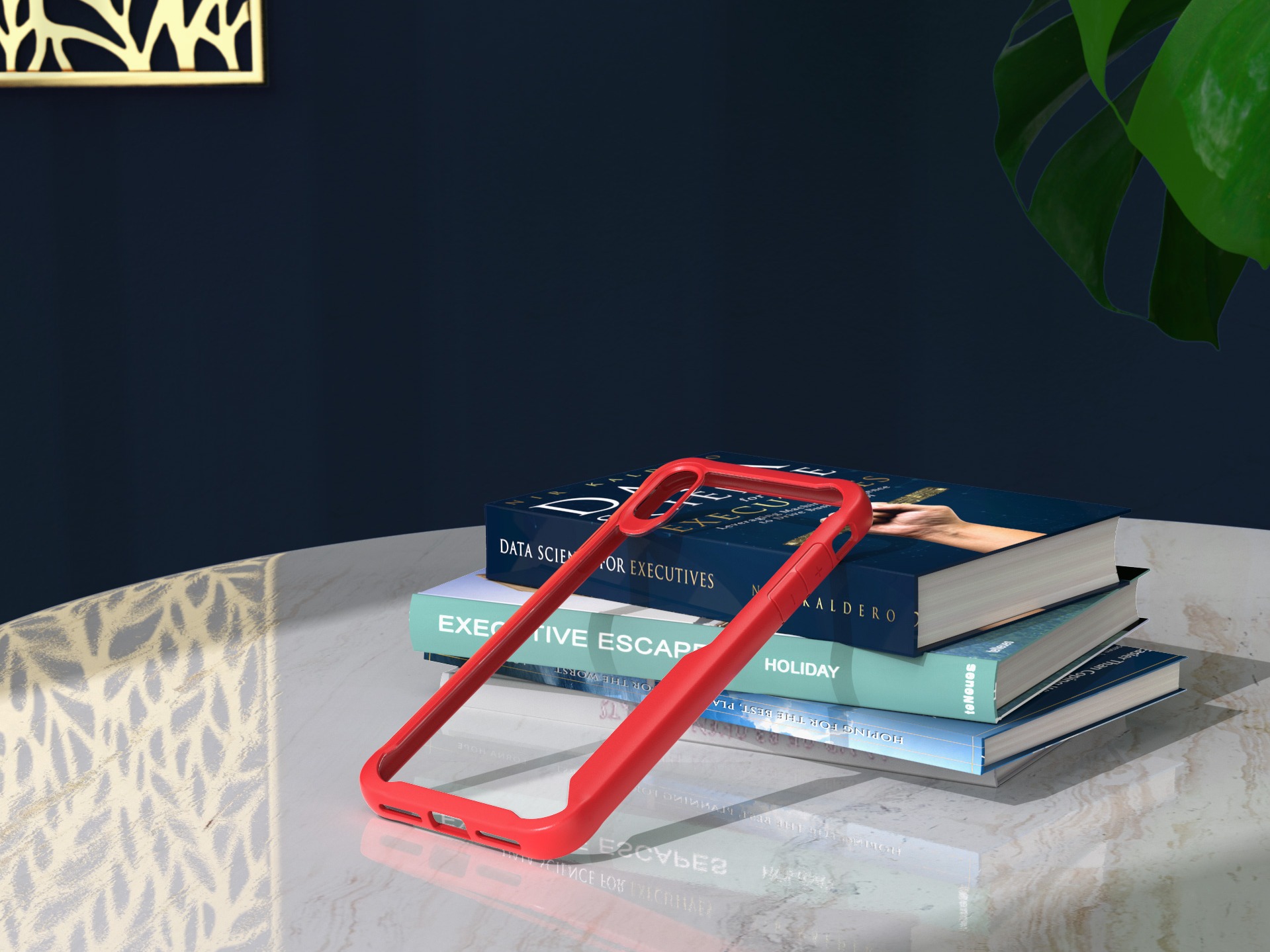 iPhoneX TPU clear back 手机壳 keyshot场景渲染 _urchinqm-站酷ZCOOL