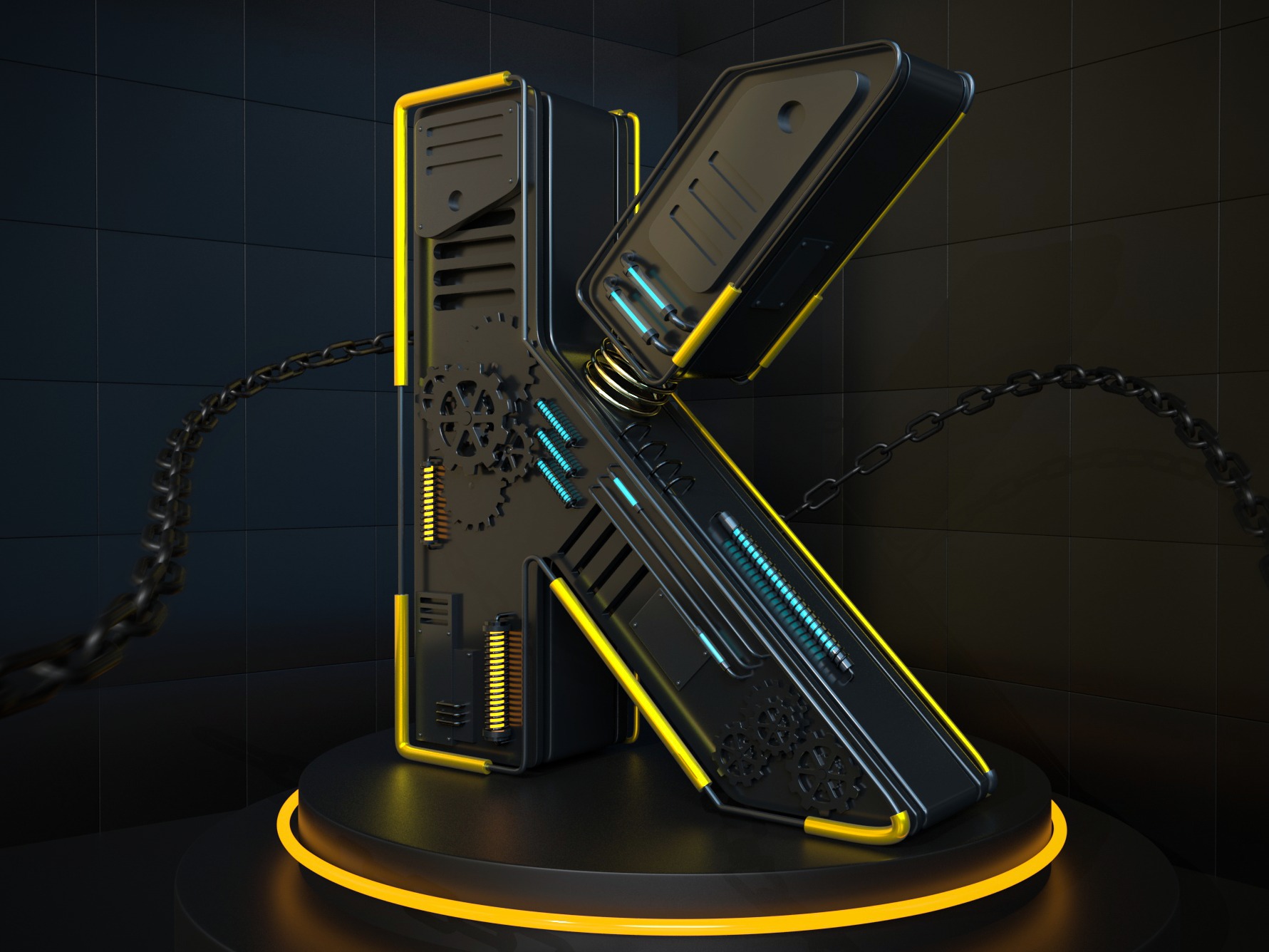 C4D练习_小cai鸡-站酷ZCOOL