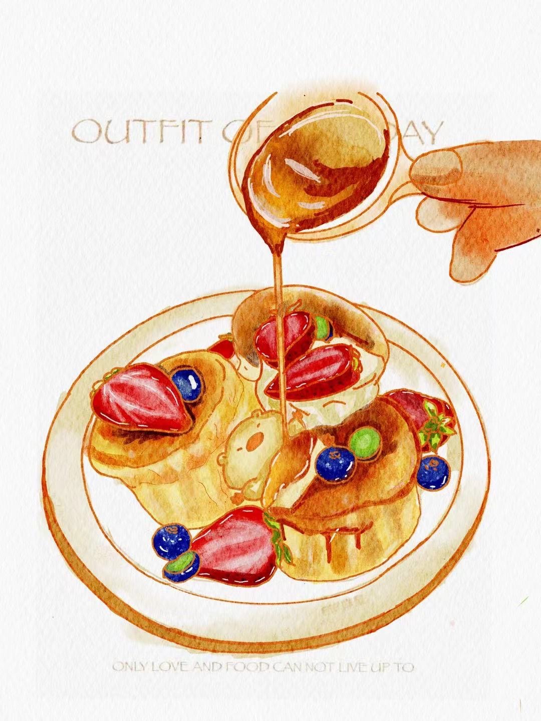 手绘菜单_自愈xi-站酷ZCOOL