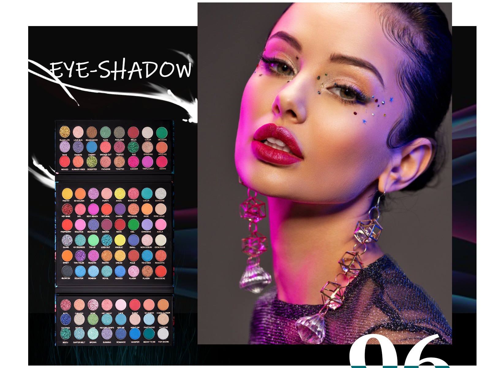 96色蝴蝶眼影盘_无忧liang-站酷ZCOOL