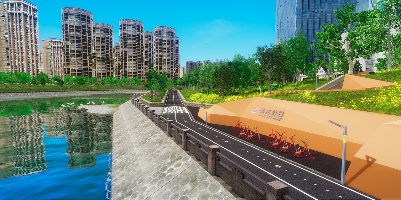 U3D与UE4 动景GIS视频融合项目 效果对比_天擎火-站酷ZCOOL