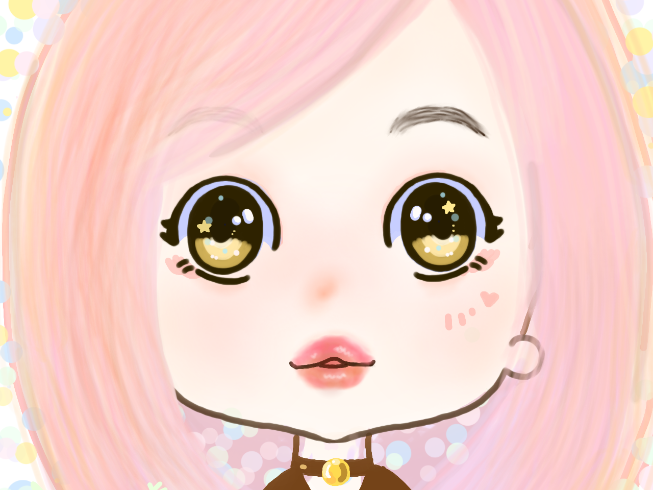 Cute Lady's Bubble_Rubia_akane-站酷ZCOOL