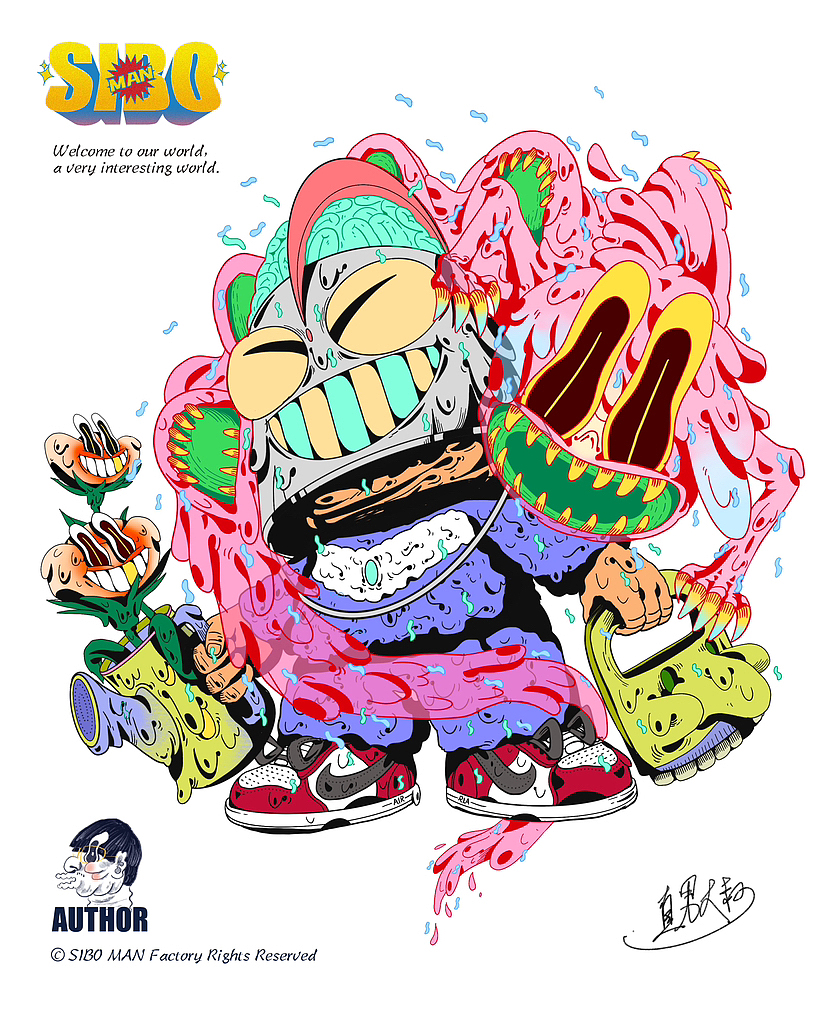 原创SIBO MAN系列4_直男大叔-站酷ZCOOL