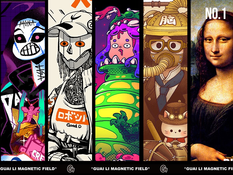 NO.1#aka蒙娜丽莎#_怪力磁场-站酷ZCOOL