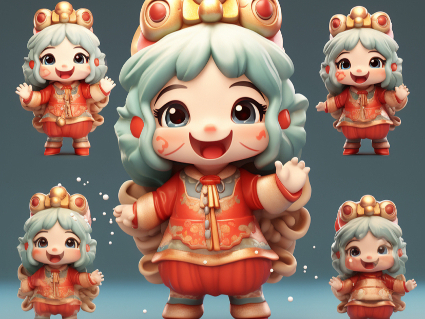 MJ AI生成 IP形象23_AI疯人院-站酷ZCOOL