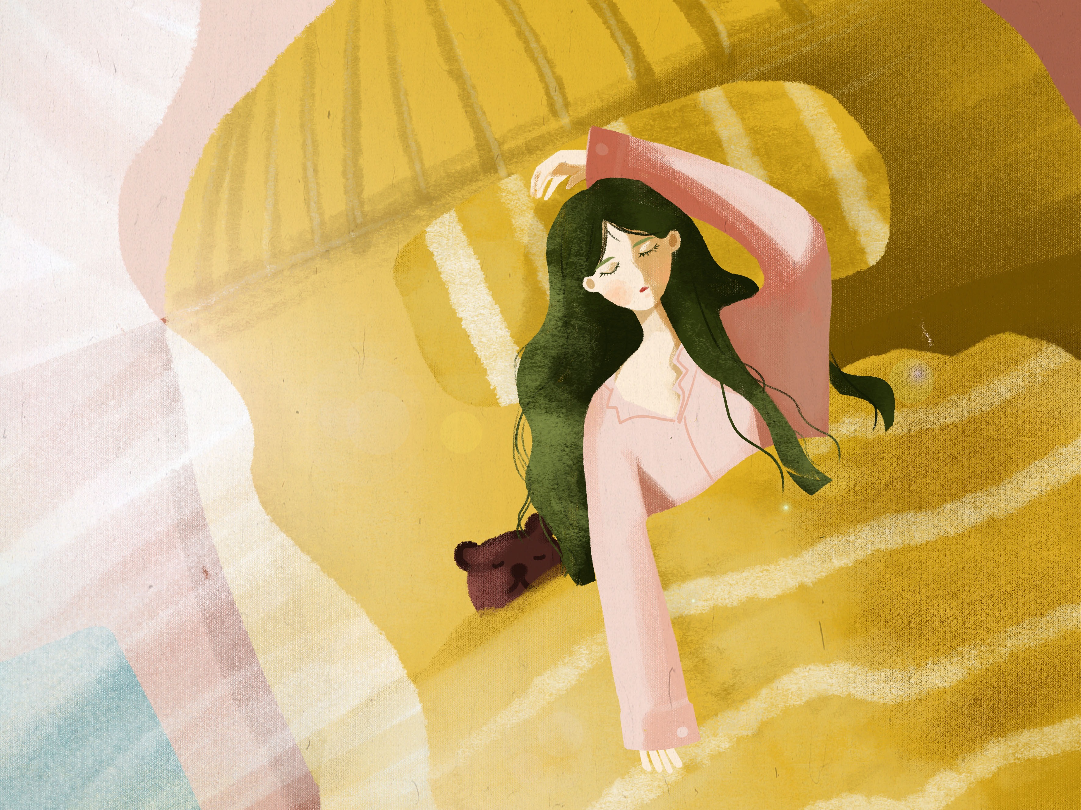 春困_小山菌喵-站酷ZCOOL