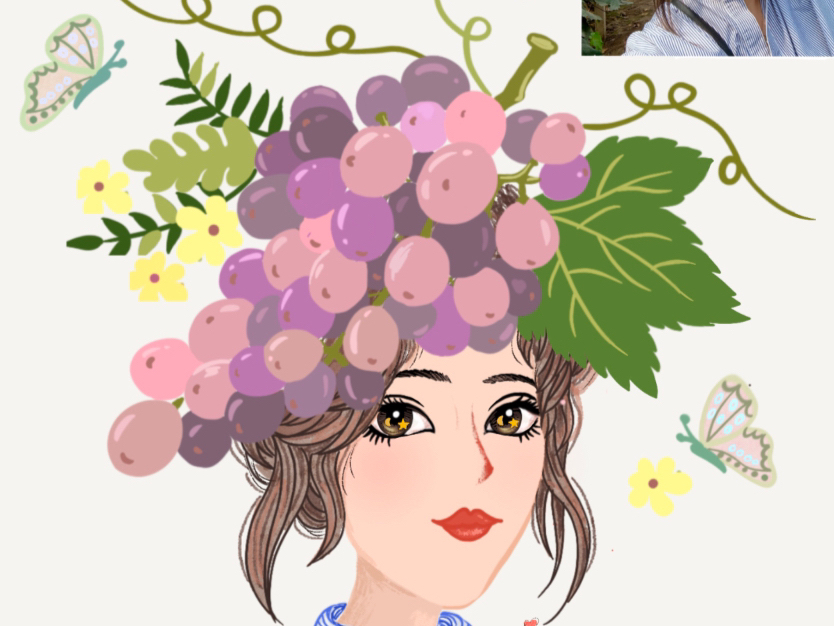葡萄🍇姑娘_桐画世界-站酷ZCOOL