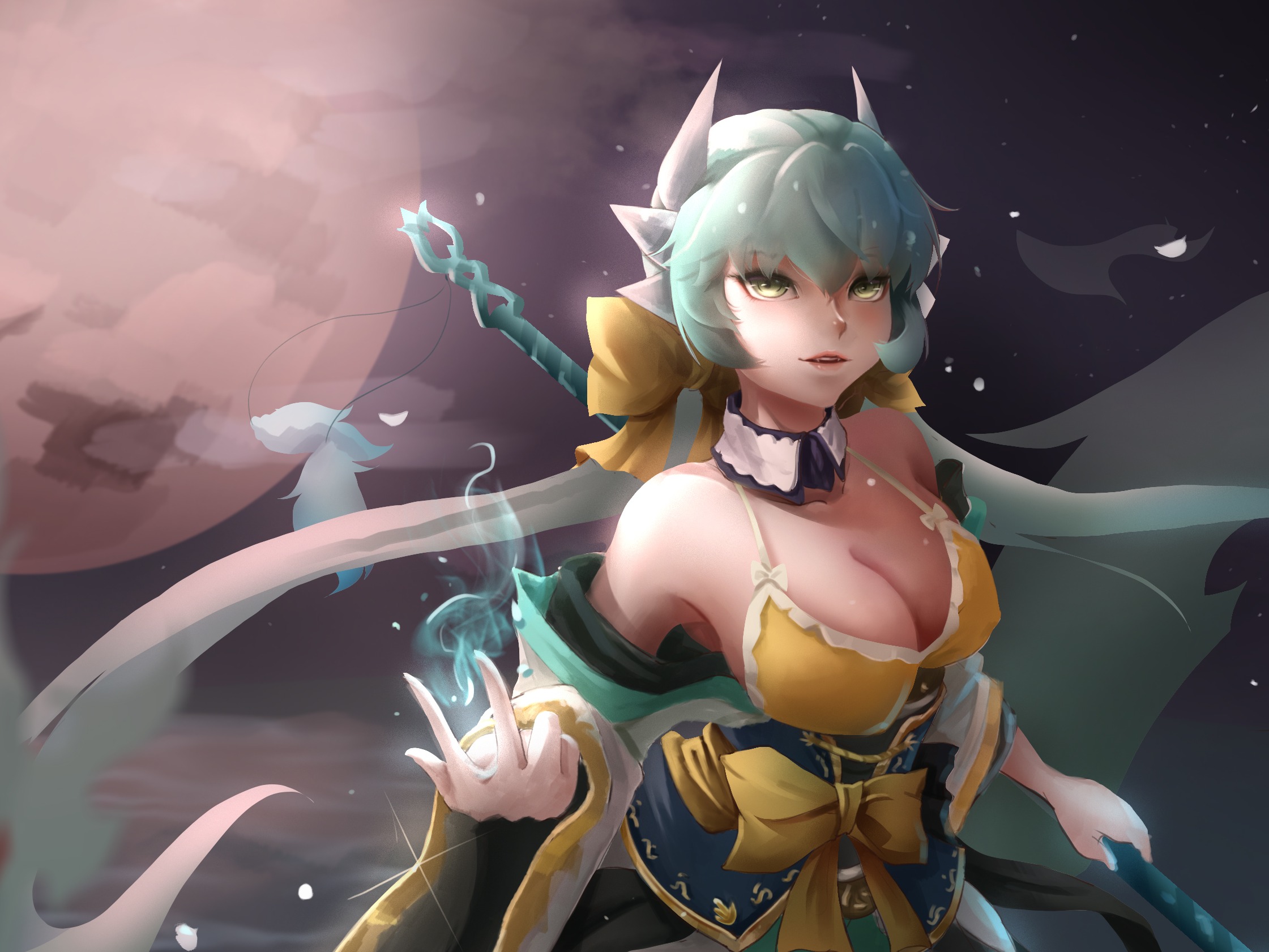 fgo泳装清姬同人插画_EviL祺-站酷ZCOOL