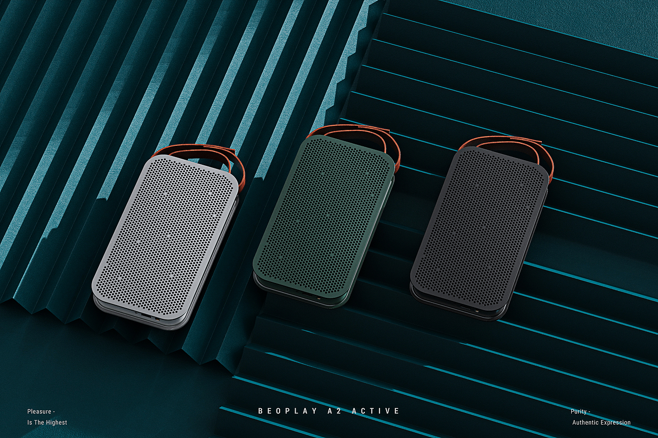 一组音响渲染_Gao高鋭-站酷ZCOOL